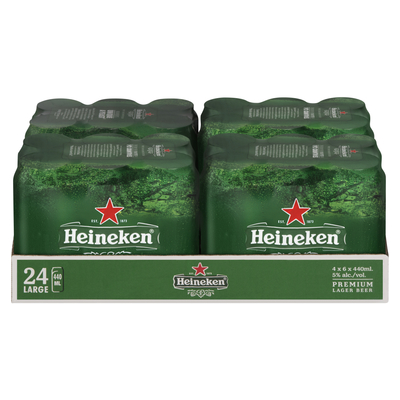 Heineken Lager Can 24 x 440ml | PnP