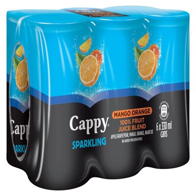Cappy Sparkling Mango Orange 300ml x 6 | PnP