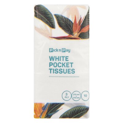 PnP White Pocket Tissues | PnP