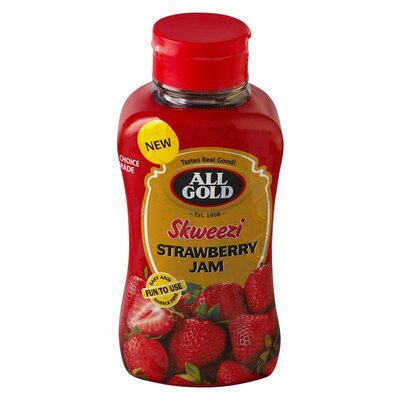 All Gold Skweezi Strawberry Jam 460g | PnP