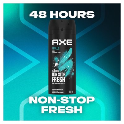 Axe Apollo Aerosol Deodorant Body Spray 150ml | PnP