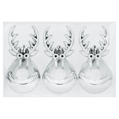 Santa's Village Reindeer Decoration Assorted 11cm | PnP