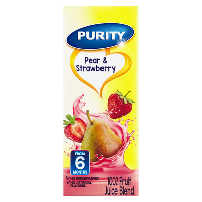 Purity Pear & Strawberry Juice 200ml | PnP