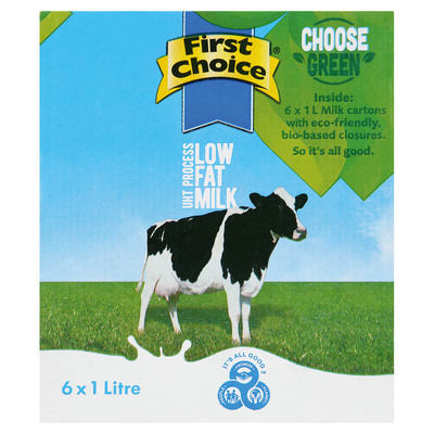 First Choice Low Fat Uht Milk 6 x 1L | PnP