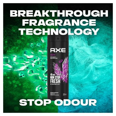 Axe Excite Aerosol Deodorant Body Spray 200ml | Smart Price Specials ...