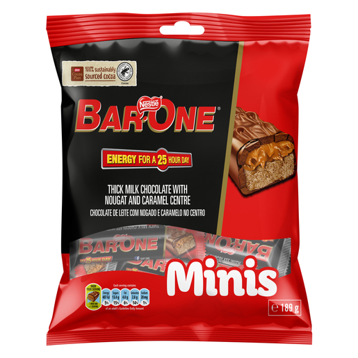 Nestle Bar One Mini Bag 189g | PnP