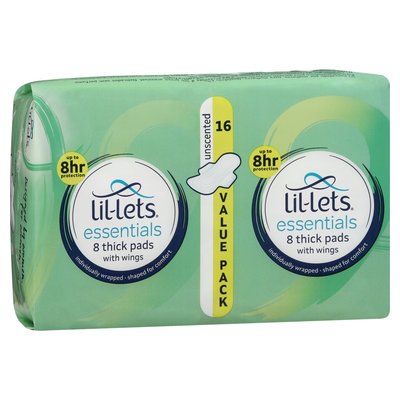 Essential Unscented Duo Pads 16 Pack | PnP