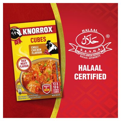 Knorrox Chilli Chicken Stock Cubes 12 Pack | PnP