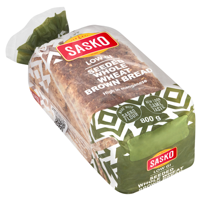 Sasko Low Gi Dumpy Seeded Brown Bread 800g PnP