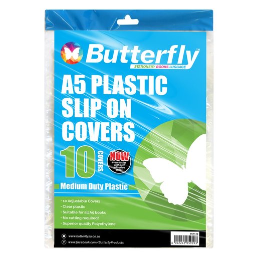 Butterfly A5 Precut Book Covers Medium 10 Sheets | Smart Price Specials ...