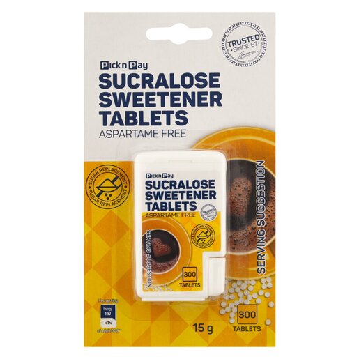 PnP Sucralose Sweetener Tablets 15g 300 Tablets | PnP