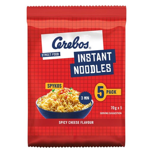 Cerebos Instant Noodles Spykos 5 x 70g | PnP