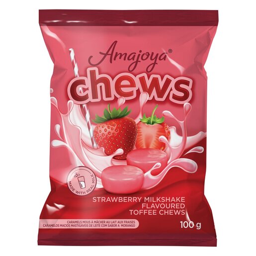 Amajoya Toffee Chews Strawberry 100g x 2880 | PnP