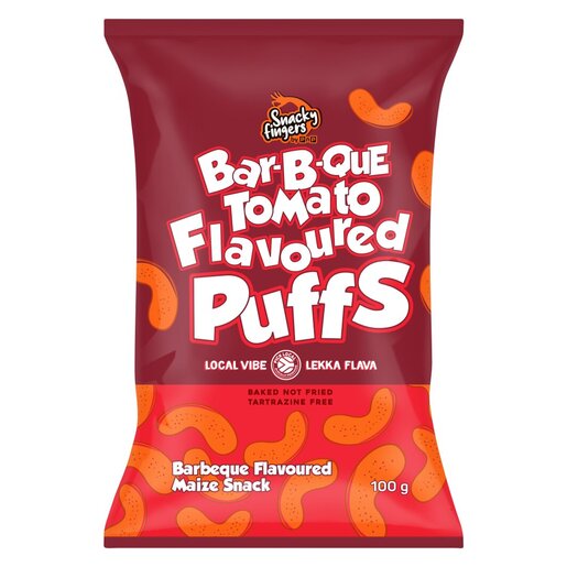 PnP Snacky Fingers Barbeque Tomato Puffs 100g | PnP