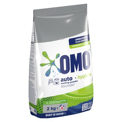 Omo Hygiene Stain Removal Auto Washing Powder Detergent 2kg | Smart ...