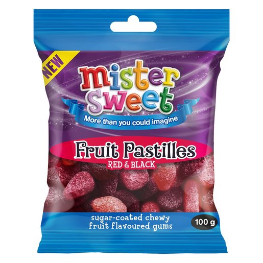 Mister Sweet Red & Black Fruit Pastilles 100g | Smart Price Specials ...