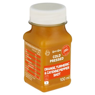 PnP Orange, Tumeric & Cayenner Pepper Shot 100ml | PnP