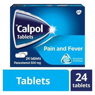 Calpol 500mg Paracetamol Tablets 24 Pack | PnP
