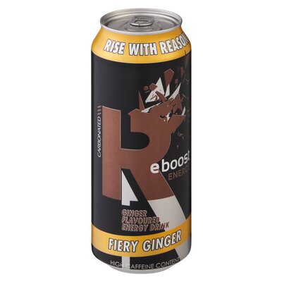 Reboost Energy Drink Dry Fiery Ginger 500ml | PnP