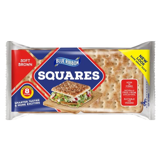 Blue Ribbon Sandwich Squares Brown 4 Pack | PnP