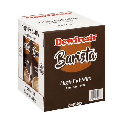 Dewfresh Uht Barista High Fat Milk 6 x 1L | PnP