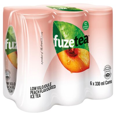 Fuze Tea Ready To Drink Peach 330ml x 6 | PnP