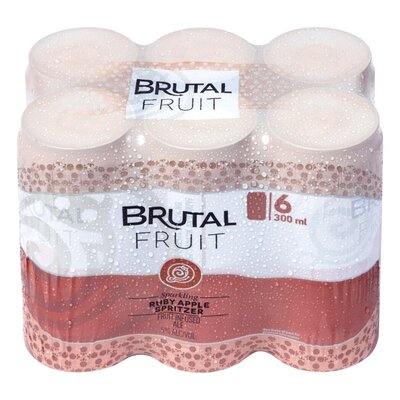 Brutal Fruit Ruby Apple Can 6 x 300ml | PnP