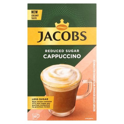 Jacobs Cappuccino Reduced Sugar Instant Cappuccino Stick 11.1g x 10 | PnP