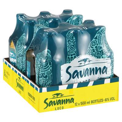 Savanna Loco Tequila Flavour Can 12 x 500ml | PnP
