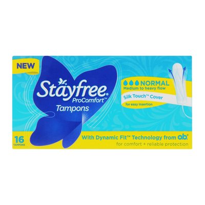Stayfree Tampon Pro Comfrt Norm 16ea | PnP