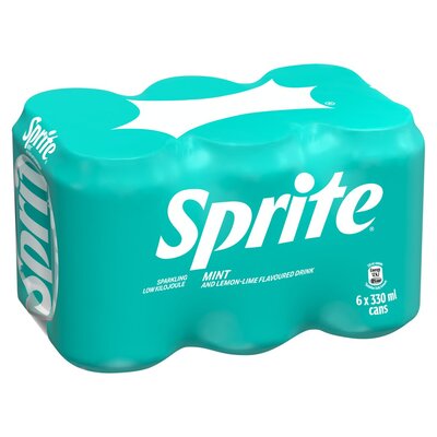 Sprite Mint & Lemon-Lime Flavoured Soft Drink 330ml x 6 | PnP