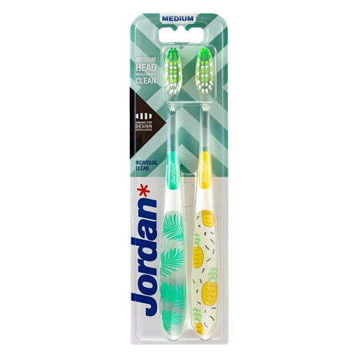 Jordan Toothbrush Individual Clean Medium 2ea x 10 | PnP