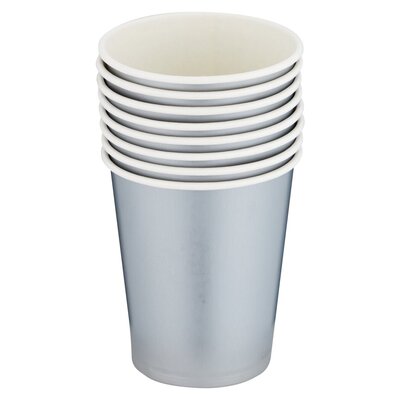 Unique Silver Cups 8 Pack | PnP