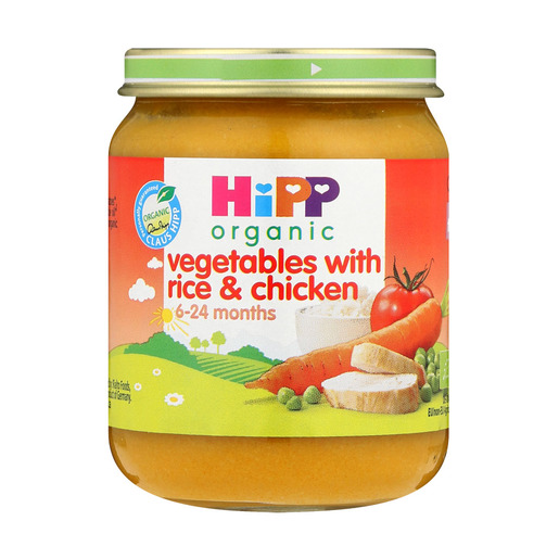 Hipp Organic Stage 1 Vegetable With Rice And Chicken 125g | PnP