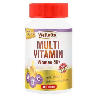 Wellvita MultiVit 50+ Women's Soft Gels 30ml | PnP