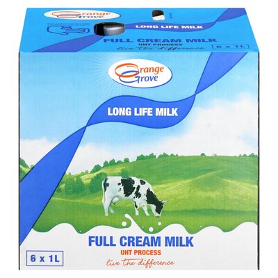 Orange Grove Uht Full Cream Milk 6 x 1L | PnP