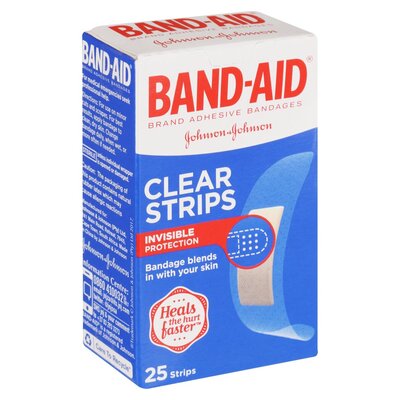 Band-aid Clear Plaster Strip s 25 | PnP