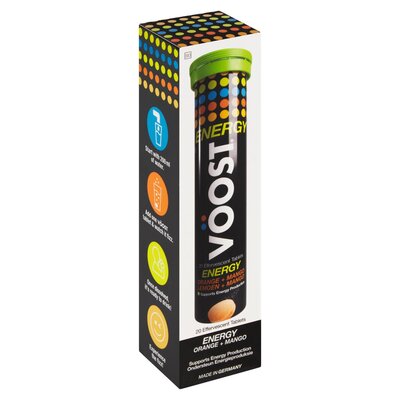 Voost Energy Orange & Mango Fizzy 20 Effervescent Tablets | PnP