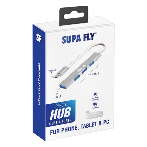 Supa Fly Usb 4 Port Hub | Smart Price Specials | PnP Home