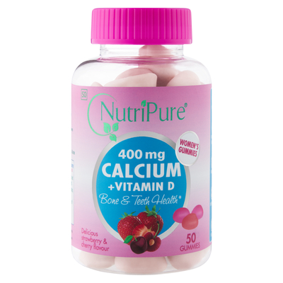 NutriPure Women 400mg Calcium Vitamin D 50 Gummies | PnP