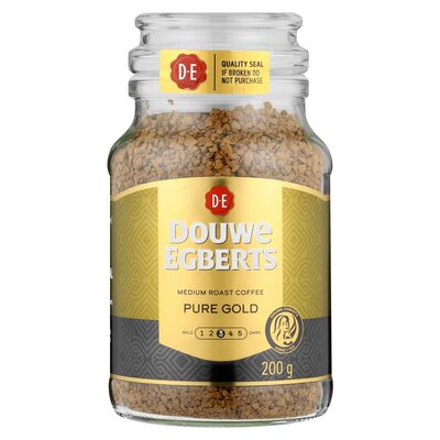 Douwe Egberts Instant Coffee Pure Gold Medium Roast 200g | Smart Price ...