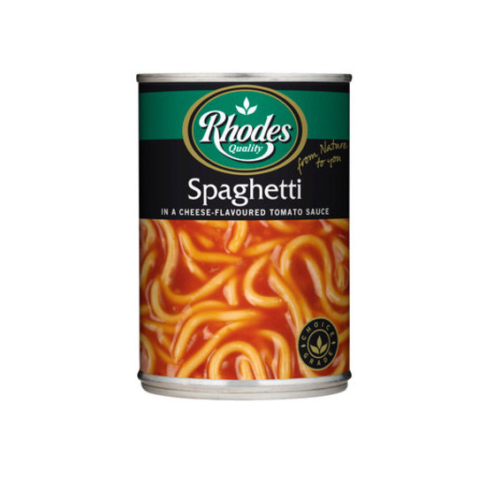 Rhodes Spaghetti in Tomato Sauce 410g x 12 | PnP