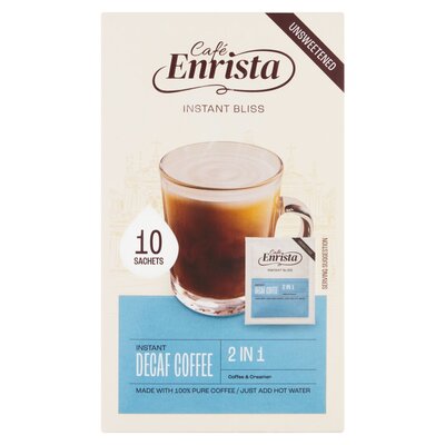 Cafe Enrista 2in1 Decaffeinated Instant Coffee 10 x 12g Sachets | PnP