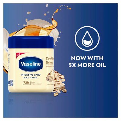Vaseline Intensive Care Dry Skin Repair Moisturizing Body Cream 400ml | PnP