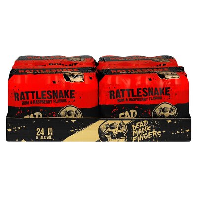 Dead Man's Fingers Rattlesnake Rum & Raspberry Flavour 24 x 440ml | PnP