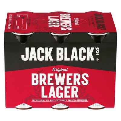 Jack Black Brewers Lager Cans 6 x 440ml | PnP