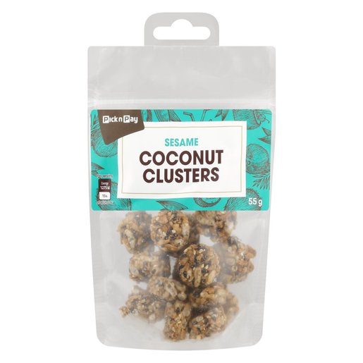 PnP Sesame Coconut Clusters 55g | PnP