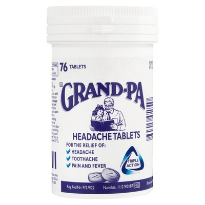 Grand-pa Headache Tablets 76s | PnP