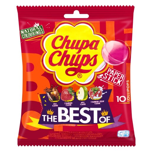 Chupa Chups Fruit Flavour Lollipops Multipack 10 | PnP
