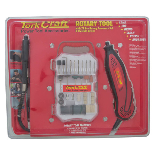 Torkcraft Mini Rotary Tool 72 Piece | PnP